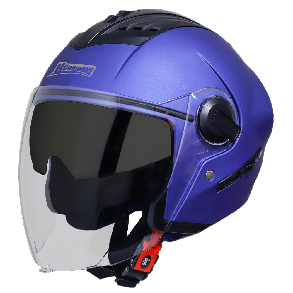 Steelbird SBA-3 Hurricane Inner Sunshield Helmet - L Size - Blue - APBD1042