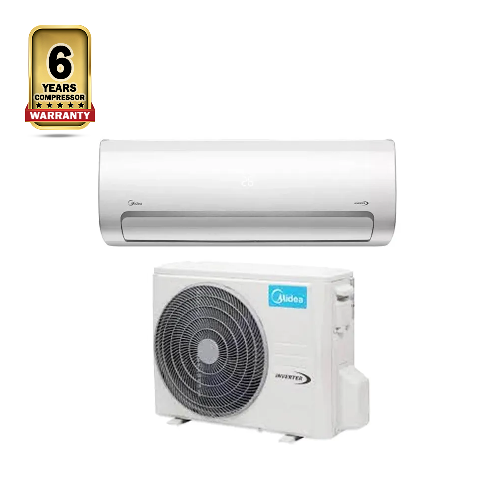 Midea Inverter Split Type Air Conditioner - 2 Ton - White