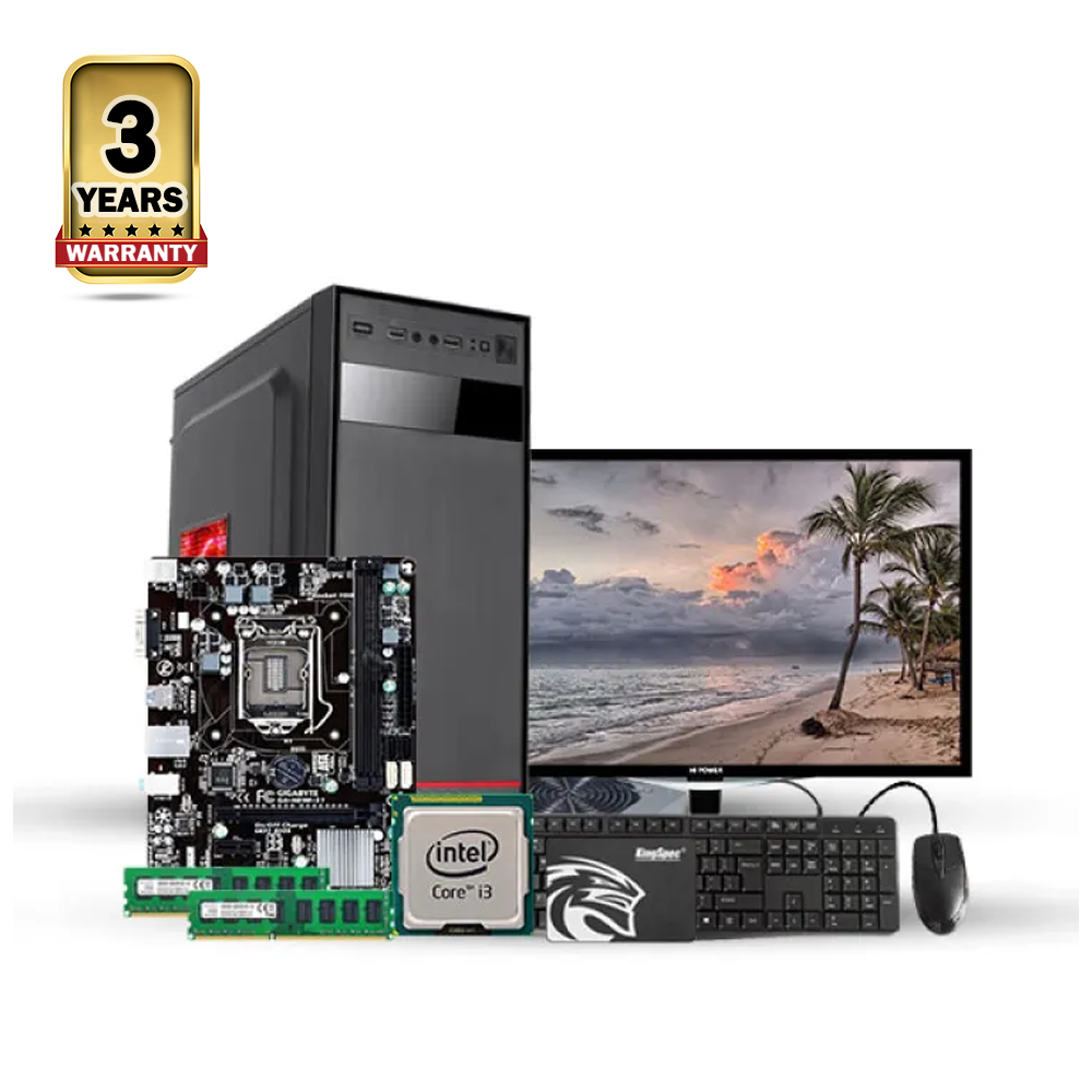 Intel Core i3 4th Generation - 8GB RAM - 128GB SSD - 19 Inch LED Monitor - Full Desktop Computer ...