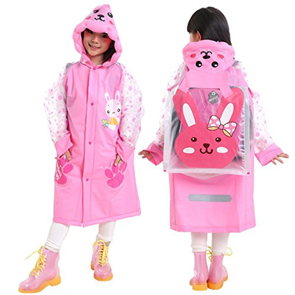Baby Rain Coat - Only Raincoat - Pink - 4777
