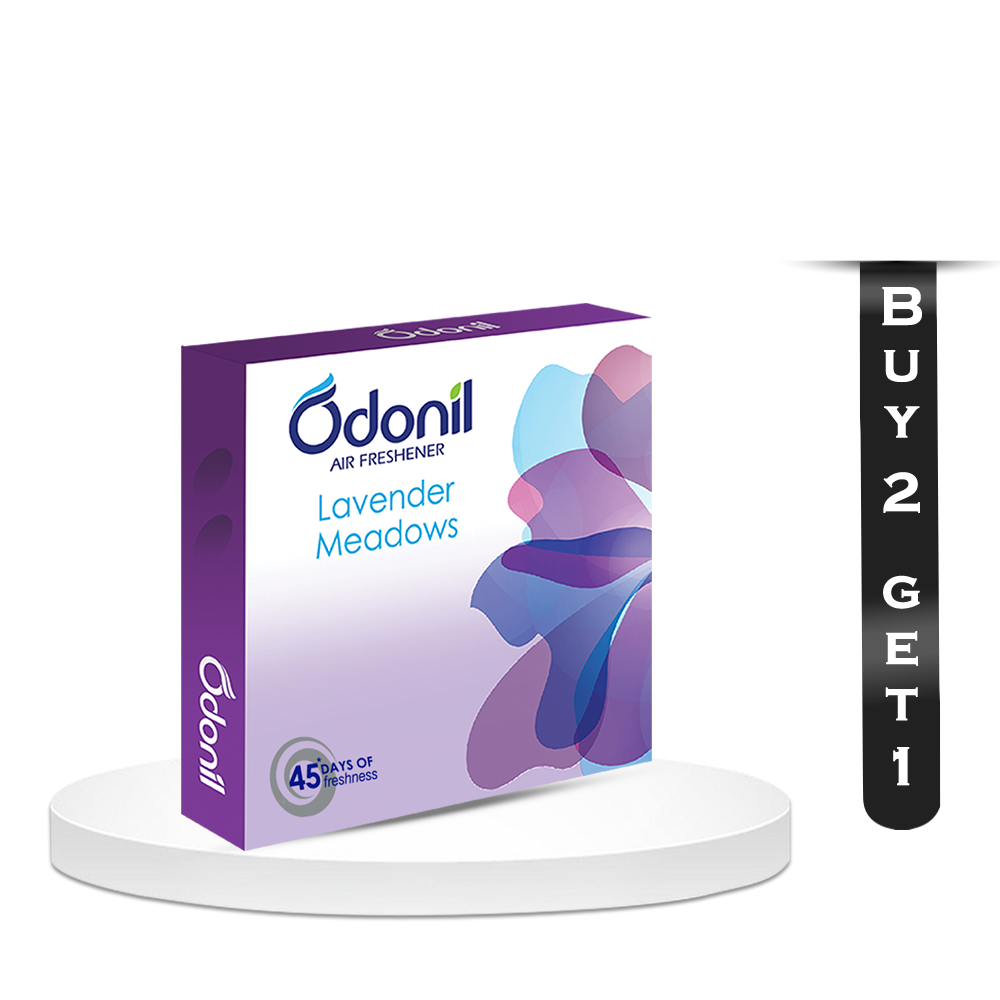 Buy 2 Odonil Natural Air Freshener Lavender Meadows Get 1 Free 75g