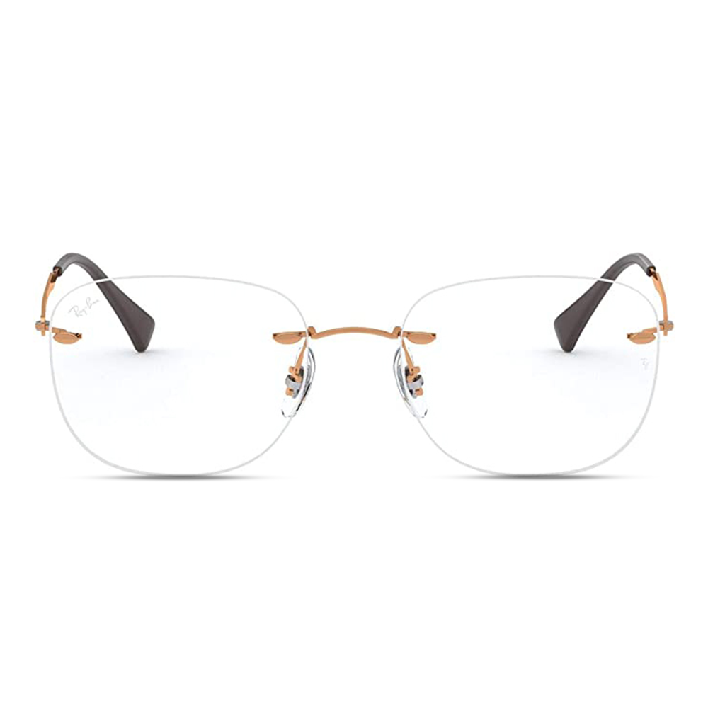 Metal Oval Prescription Eyeglass Frame Golden Sm 128