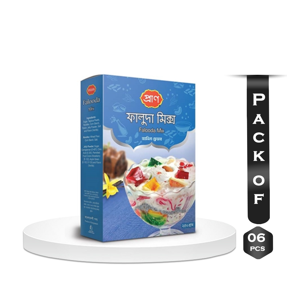 Pack Of 6 Pcs M.T PRAN Falooda mix - 250gm