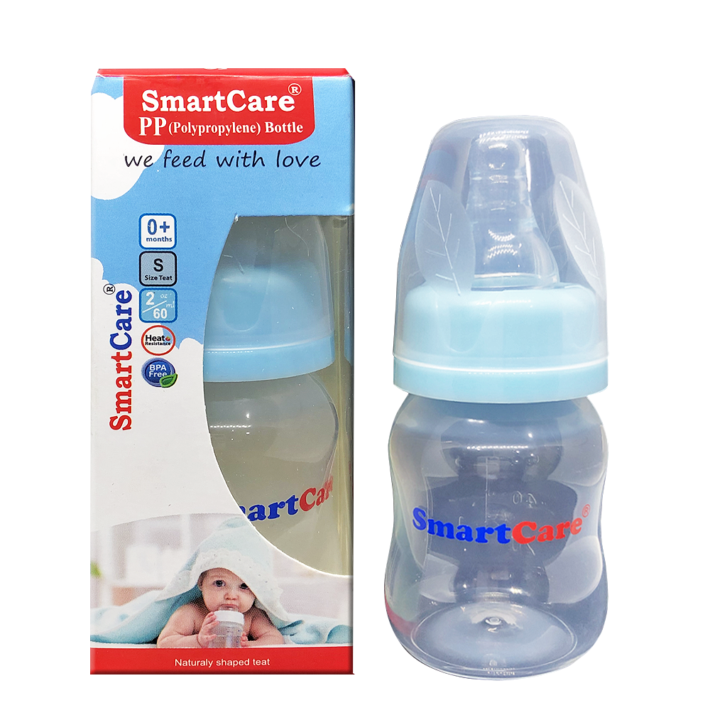 SmartCare PP Baby Feeding Polypropylene Bottle - 60 ml
