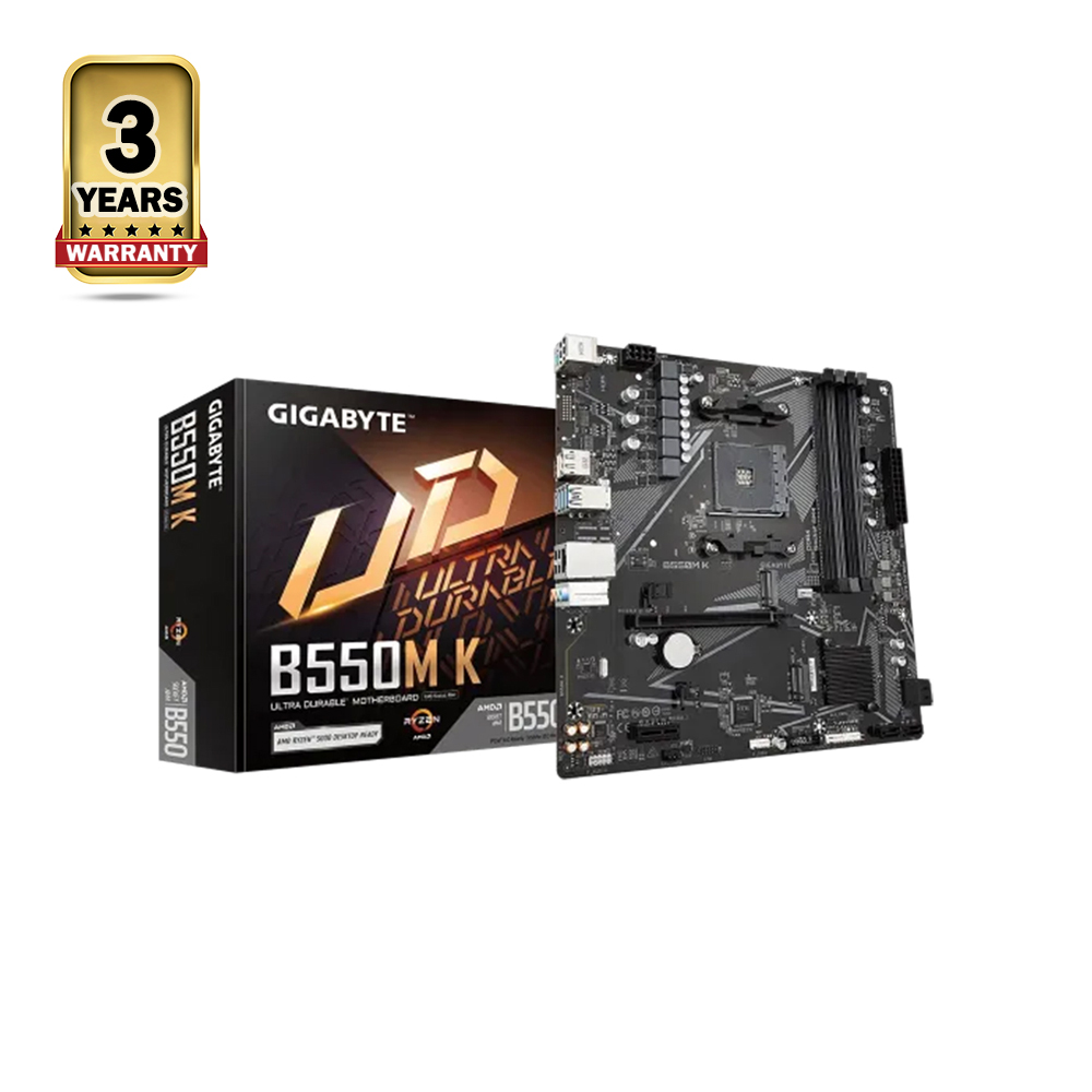 Gigabyte B550M K AMD Am4 Micro Atx Motherboard