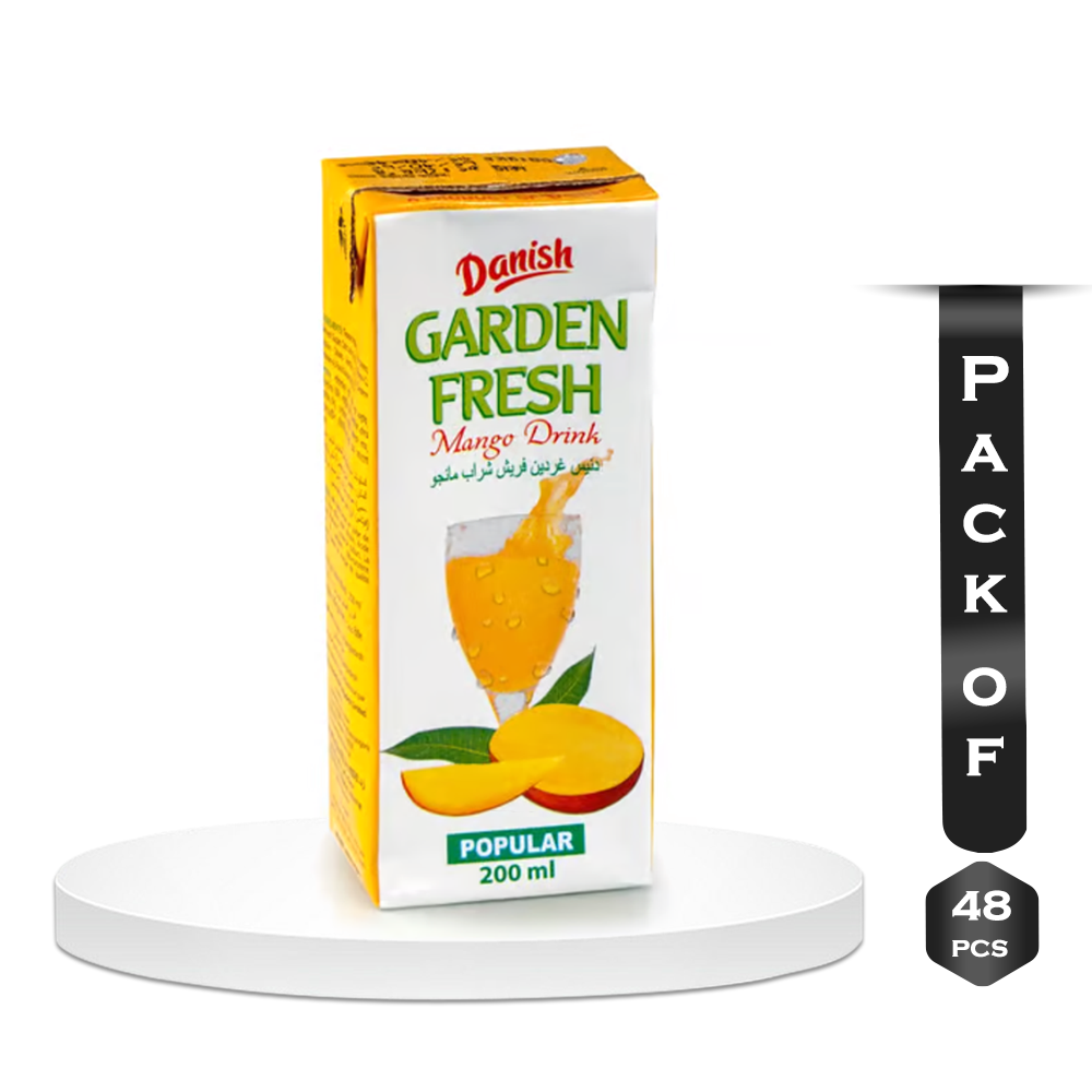 Pack Of 48 pcs Danish Garden Fresh Mango Drink - 200ml