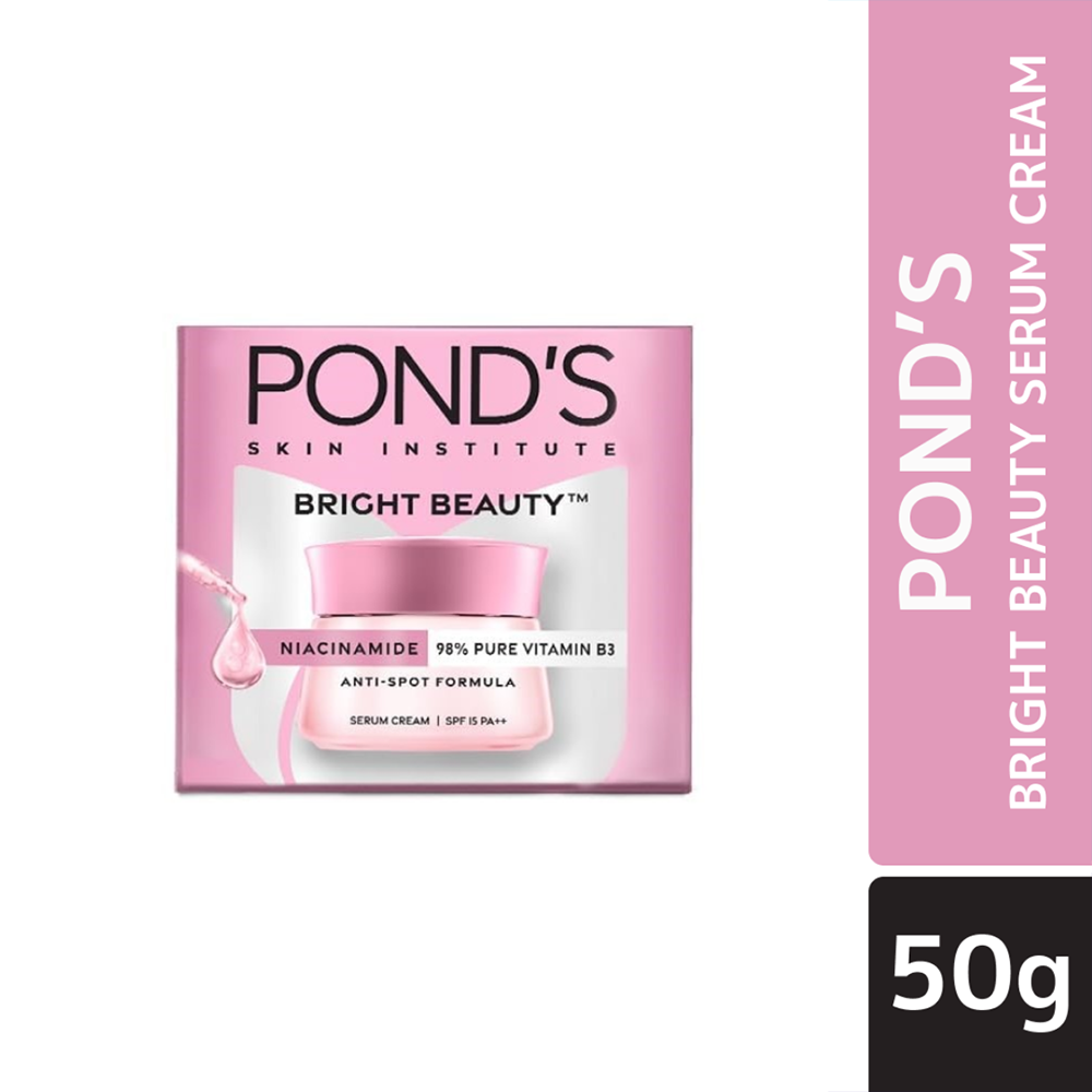 Pond's Bright Beauty Serum Cream (Imported) - 50gm