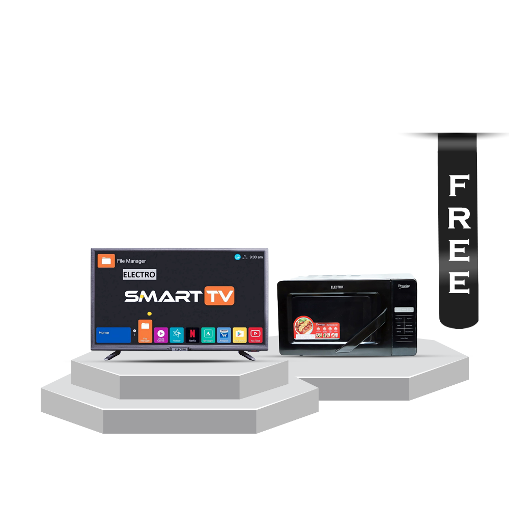 Electro 40ES1 Ultra Slim Android Smart LED TV - 40 Inch With Free ...