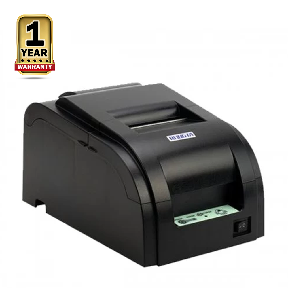 Rongta RP76IIDC-USE 76mm Impact POS Receipt Printer - Black
