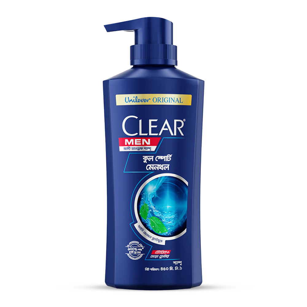 Clear Man Cool Sport Menthol Anti Dandruff Shampoo - 450ml