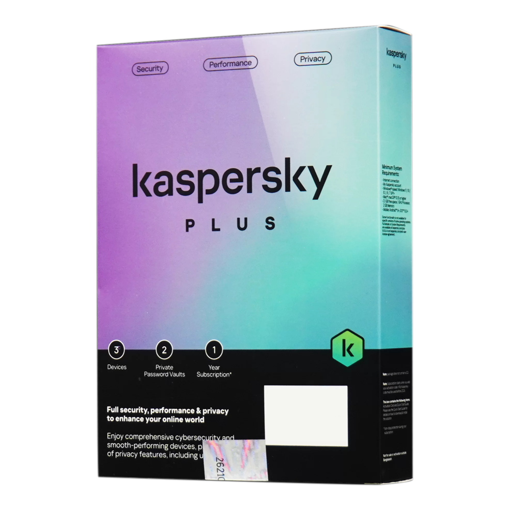 Kaspersky Plus Internet Security 2023 - 3 User - 1 Year