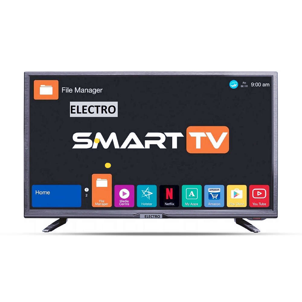 Electro 40ES1 Ultra Slim Android Smart LED TV - 40 Inch - Black