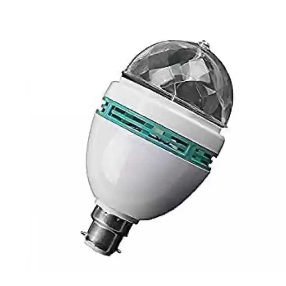 360 Degree LED Rotating Bulb For Party - White