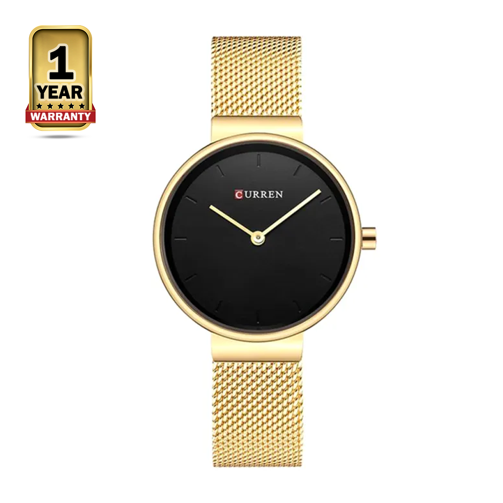 Curren 9016 Stainless Steel Waterproof Analog Quartz Watch for Women ...