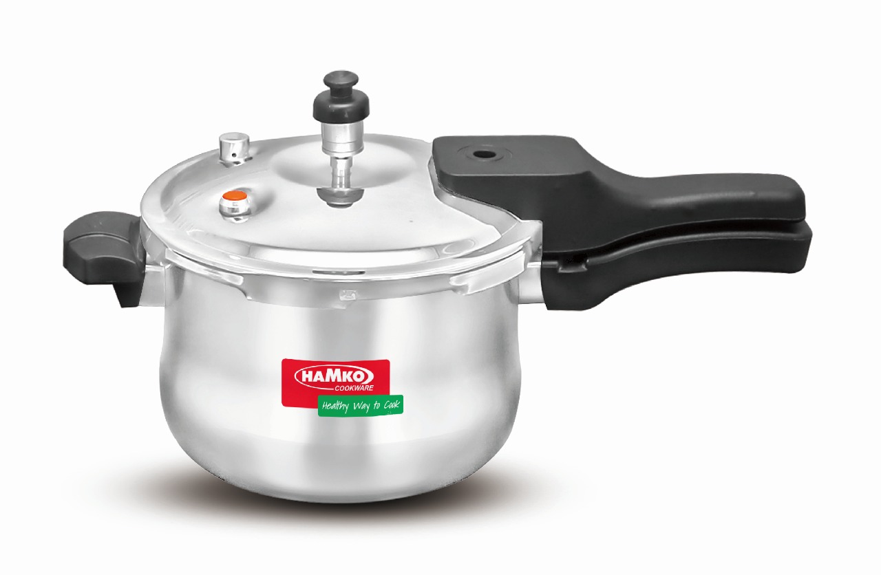 Hamko SS Three Layer Pressure Cooker - 5.5Ltr
