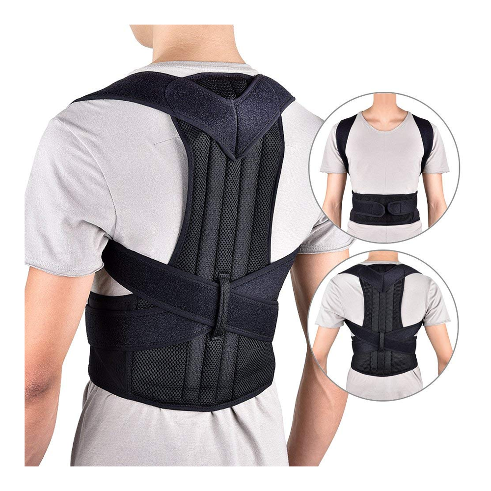 Fully Adjustable Magnetic Orthopedic Posture Corrector - Black Fully Adjustable Magnetic Orthopedic Posture Corrector - Black