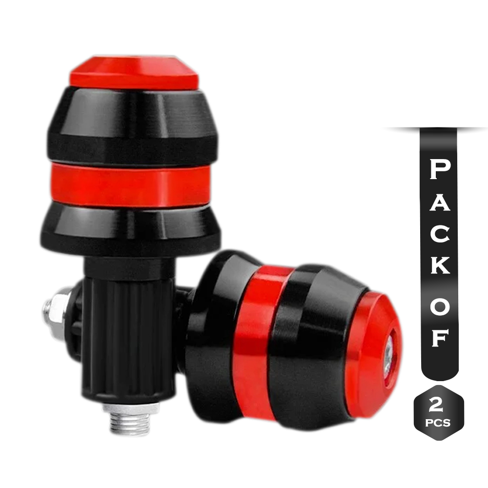 Pack Of 2 Pcs CNC Aluminum Universal Handlebar Gutli Hand Grip Bar End ...