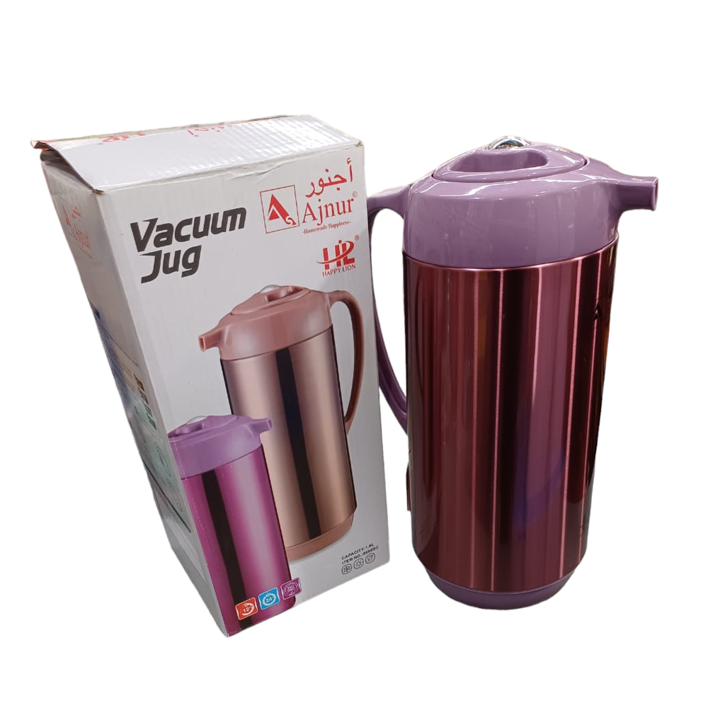 Ajnur Metal Body Vacuum Flask - 1.6 Liter - Crave0051