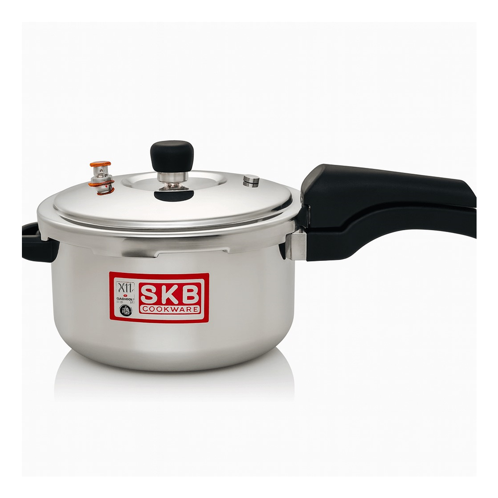 SKB Cookware Pressure Cooker - 6 Liter - Silver
