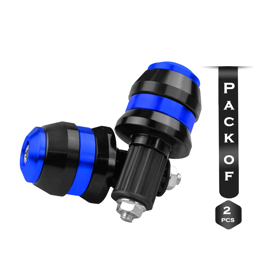 Pack Of 2 Pcs CNC Aluminum Universal Handlebar Gutli Hand Grip Bar End ...