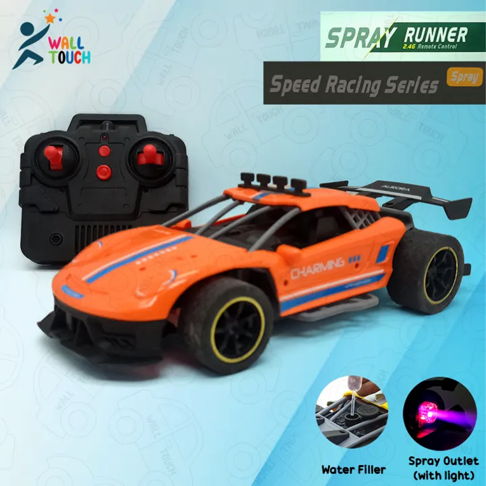 Rechargeable Racing Toy Car for Kids - Orange - 343176338