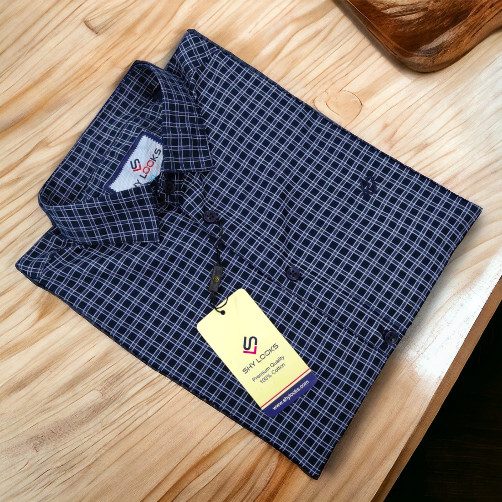 Cotton full Sleeve Check Shirt For Men - Multicolor - OP600