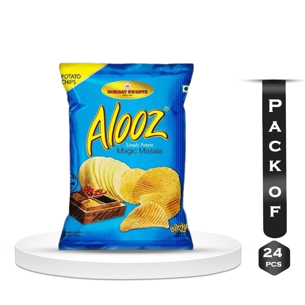 Pack Of 24 Pcs Bombay Alooz Magic Masala Chips