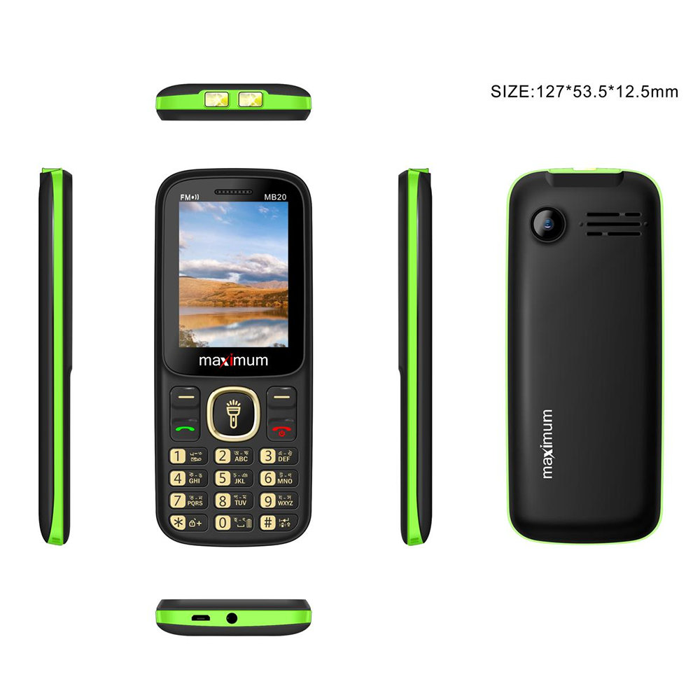 Maximum MB20 Star Feature Phone - Black