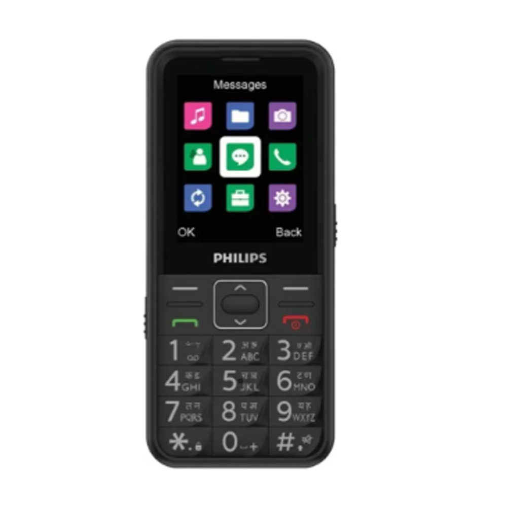 Philips E209 Feature Phone (Official) - Black