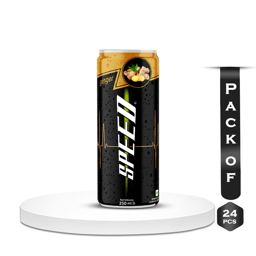 Pack of 24Pcs Speed Ginger Can - 250ml