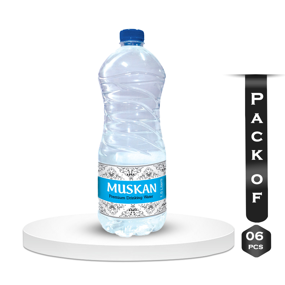 Pack of 6pcs Muskan Mineral Water - 6*1.5 Litre