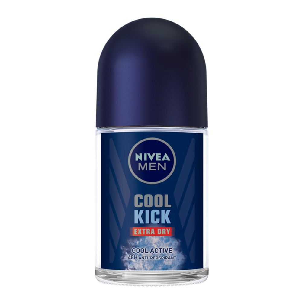 Nivea Men Cool Kick Roll On - 50ml - 82886 Nivea Men Cool Kick Roll On - 50ml - 82886